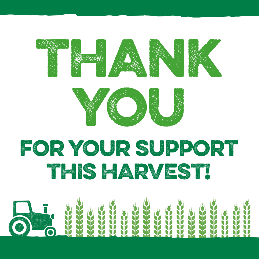 Harvest Thank you | Oswestry and Borders Foodbank